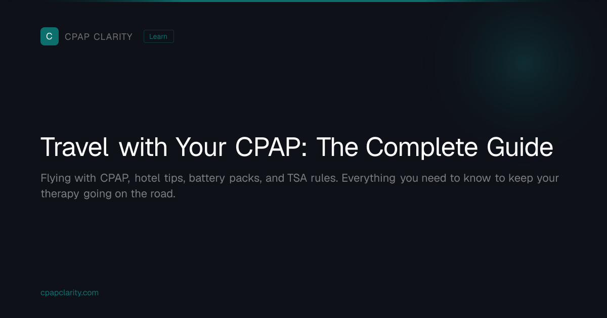 Travel with Your CPAP: The Complete Guide | CPAP Clarity