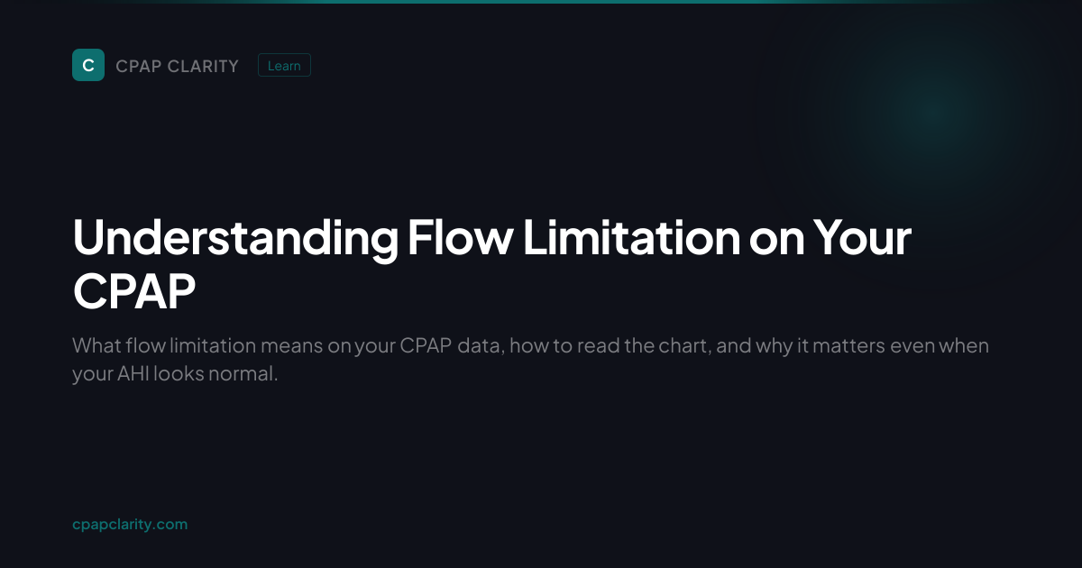 Understanding Flow Limitation on Your CPAP | CPAP Clarity
